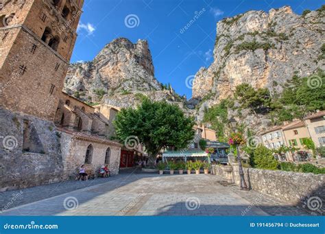 Moustiers Sainte Marie Village In Provence France Editorial Photo