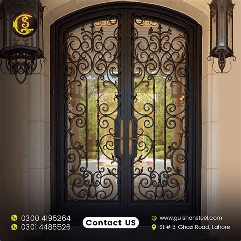 Wrought Iron Main Door Gulshan Steels