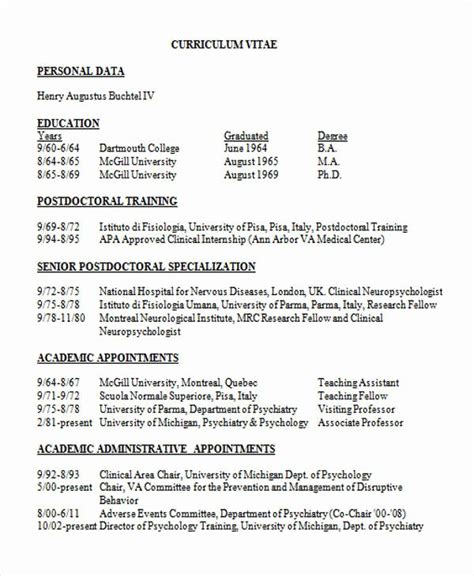 Physician Cv Template Word Stcharleschill Template