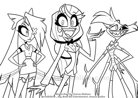 Disegni Da Colorare Di Hazbin Hotel