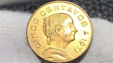 Moneda 5 CENTAVOS 1971 JOSEFA ORTIZ DE DOMINGUEZ YouTube