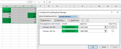 Excel Formula How To Compare Two Different Column And Highlight