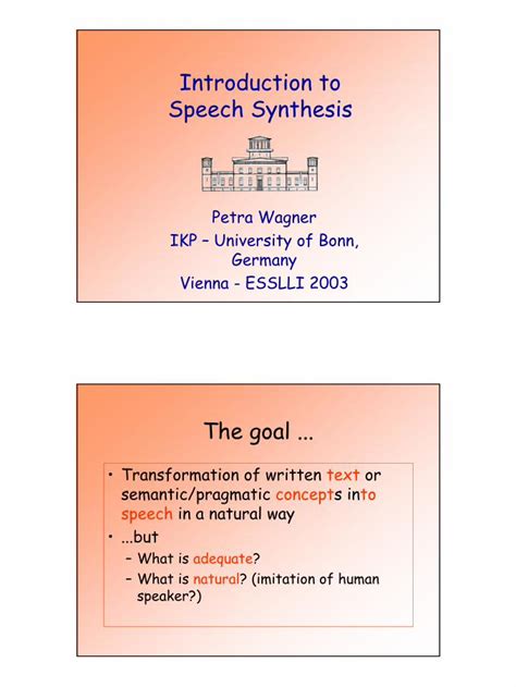 pdf introduction to speech synthesis dokumen tips