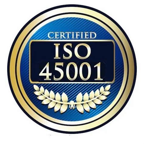 ISO 45001 2018 Health And Safety Certificate New Certification Rs