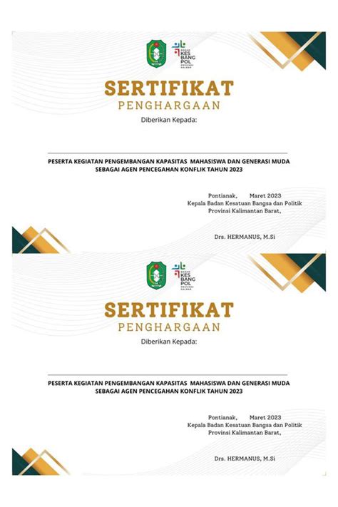 Cetak Sertifikat Uk A