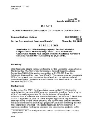 Item 40 Docs Cpuc Ca Doc Template PdfFiller