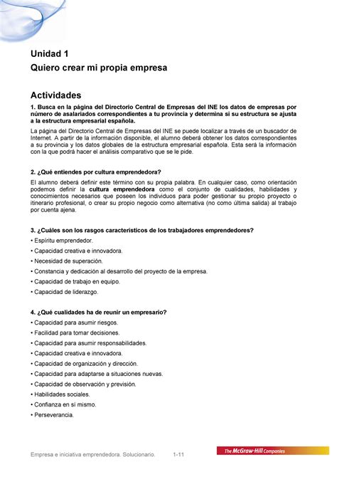 241685263 Solucionario Empresa E Iniciativa Emprendedora UD1 Pdf