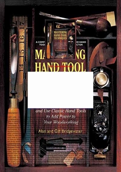 Pdf Readonline Mastering Hand Tool Techniques A Comprehensive Guide