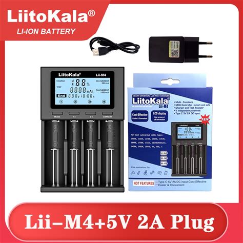 Liitokala Lii M4 Carregador De Pilha E Bateria Inteligente Cupom
