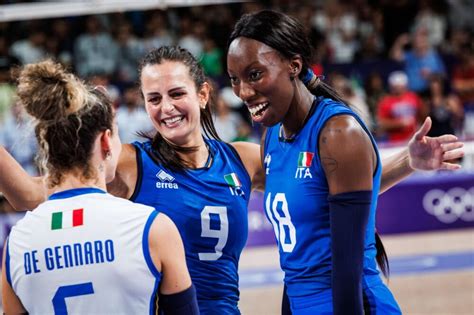 Italia USA Oggi Finale Volley Femminile Olimpiadi Orario Dove Vederla