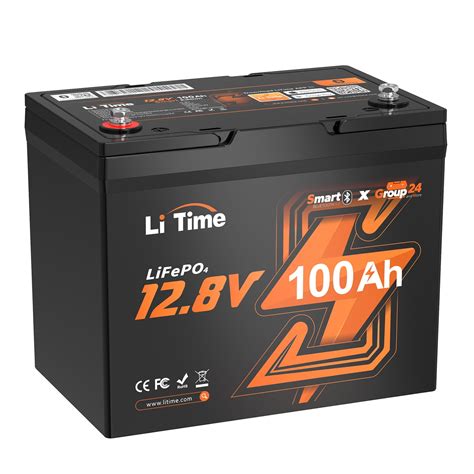 Litime V Ah Rv Group Bluetooth Lifepo Lithium Deep Cycle