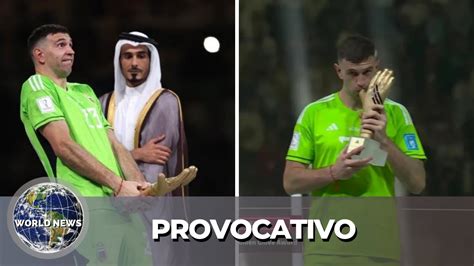 Goleiro Emiliano Martinez é eleito o goleiro da Copa do Mundo e faz