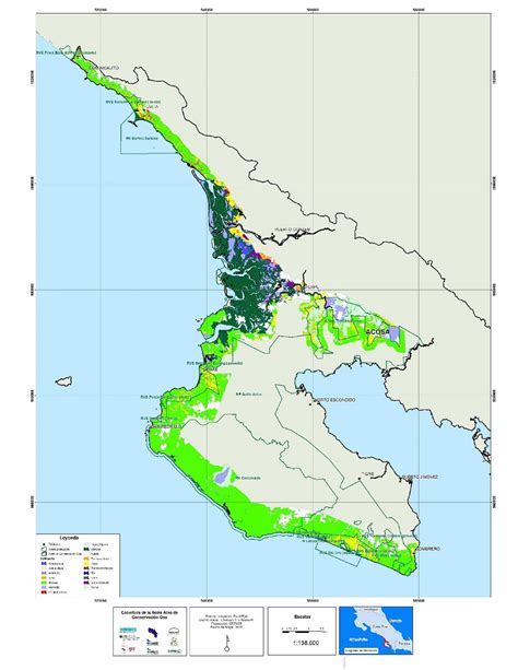 Mapas Programa Nacional de Corredores Biológicos PNCB