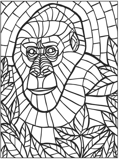 Desenhos De Arte Em Mosaico Para Colorir E Imprimir ColorirOnline
