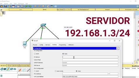 Configuracion Ip Estatica Pc Laptop Y Servidor En Cisco Packet Tracer
