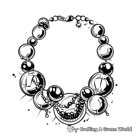 Jewelry Coloring Pages Free Printable