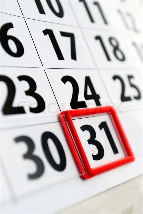 Calendar Stock Image Colourbox