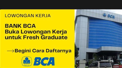 3 Lowongan Kerja BCA Finance 2024 Terbuka Untuk Lulusan D3 S1 Semua