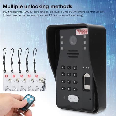 Visiophone de Sécurité 7 po Wifi Filaire Interphone Vision Nocturne