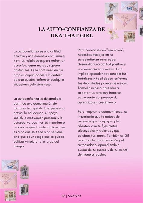 El Arte De Ser Esa Chica By Saxney Consejos Para Ser Feliz