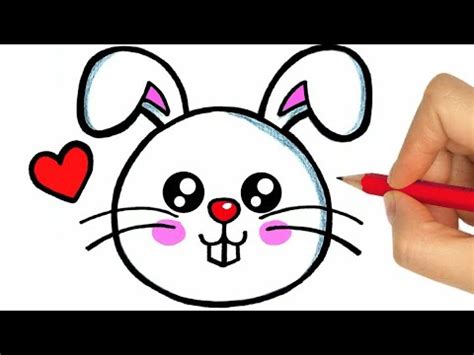 CÓMO DIBUJAR UN CONEJO FACIL PASO A PASO YouTube