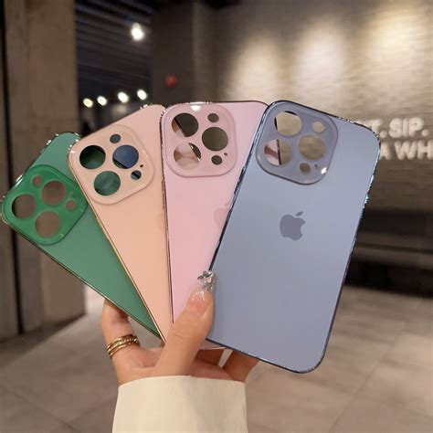 AG Capa De Vidro Fosco Temperado Para IPhone 14 Plus 14 Pro MAX 13 12