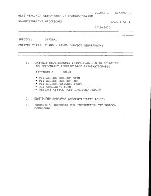 Fillable Online Transportation Wv Content Form Fax Email Print PdfFiller