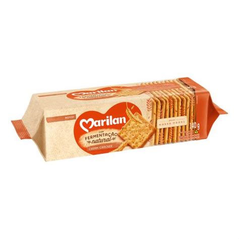 Biscoito Cream Cracker Marilan Pacote 140g Sonda Supermercado Delivery