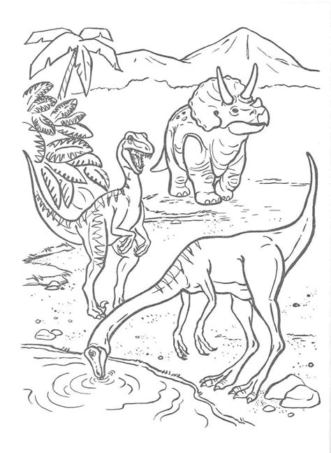 Jurassic World Dinosaurier Ausmalbilder Kostenlos Herunterladen