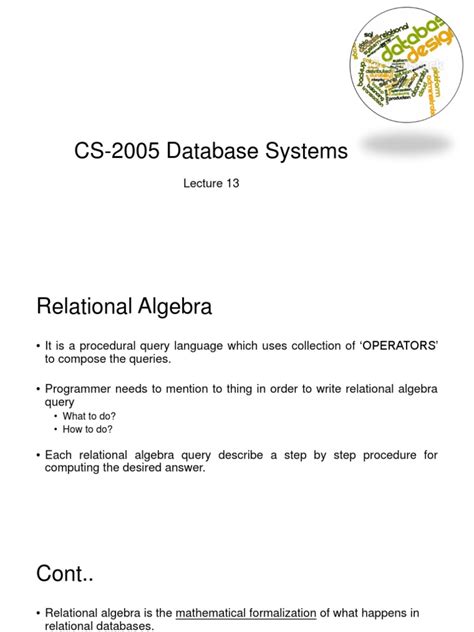 relational algebra pdf relational model mathematics