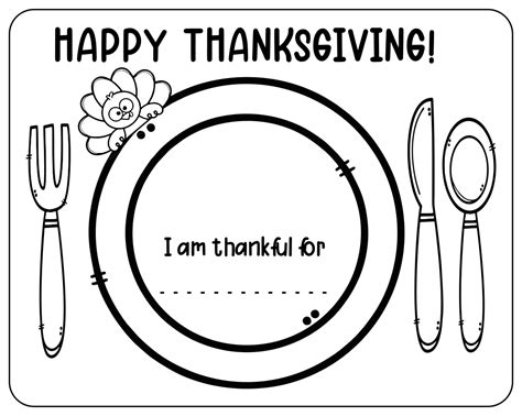 Printable Placemat Template