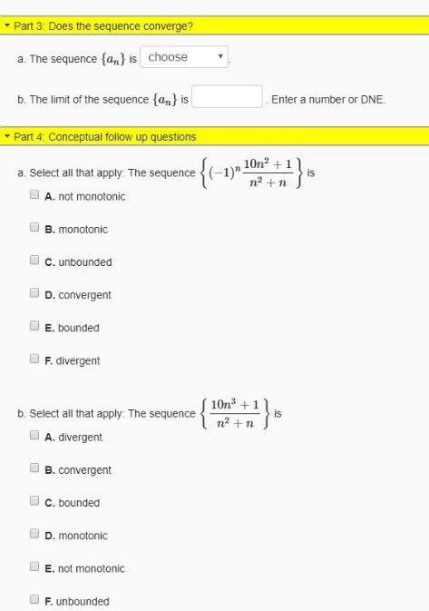 solved problem 4 20 points consider the sequence {n}