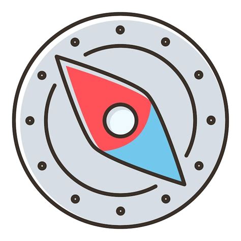 Premium Vector Compass Icon Flat Illustration Of Compass Vector Icon For Web