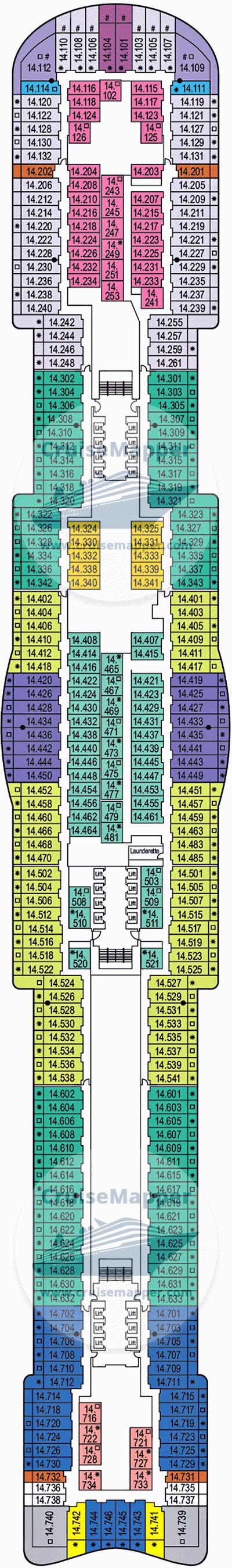 Cruise Ship Deck Plans Cabins
