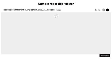 react doc viewer codesandbox