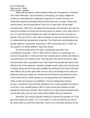 Understanding The Complexities Of Gender With Sam Killermann Docx