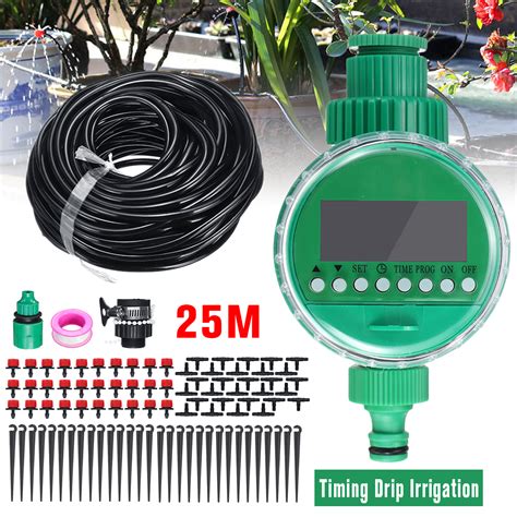TEMPSA Kit Irrigation Goutte à Goutte Outil Arrosage Fleur 25M Tuyau