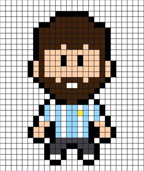Pixel Art Messi Disegni Semplici Disegni Facili Disegni Facili E Carini