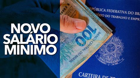 REVELADO o novo salário mínimo de R 1 3 mil para 2023 confira o valor