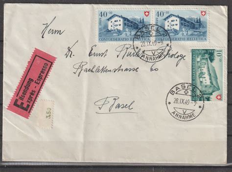 PRO PATRIA 1949 AUF BRIEF Fr 70 Kaufen Auf Ricardo