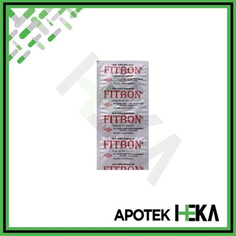 Jual Fitbon Kapsul Strip Isi 6 Tablet Menjaga Tulang Dan Sendi Di