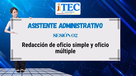 SESIÓN 02 Redacción de oficio simple y oficio múltiple YouTube