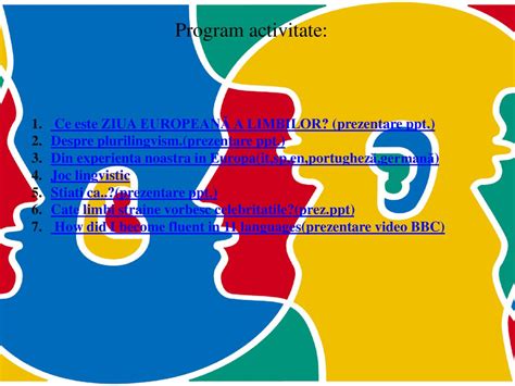 26 SEPTEMBRIE ZIUA EUROPEANĂ A LIMBILOR ppt descarcă