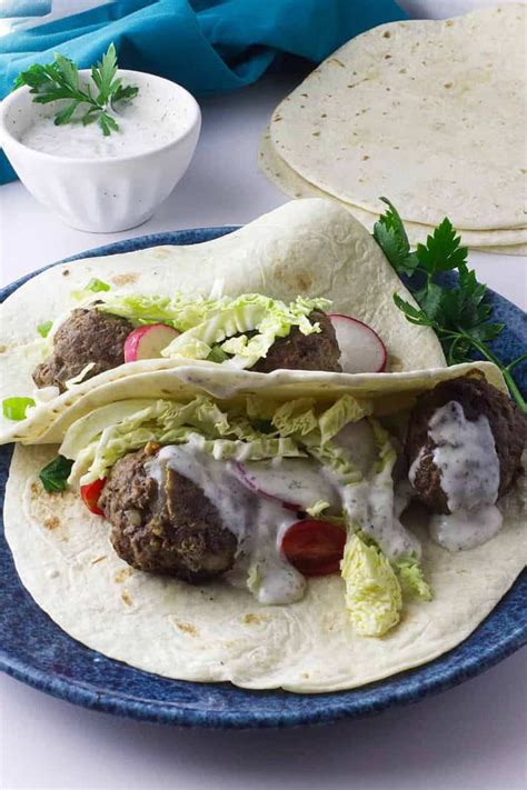 Lamb Kofta Wraps Smells Like Delish