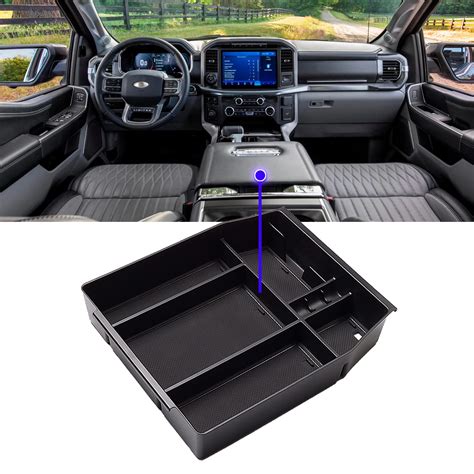 XXCIWP 2022 F150 Console Tray Center Console Organizer Tray For 2015