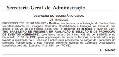 Concurso TCE RJ Procurador Banca Definida Saiba Mais