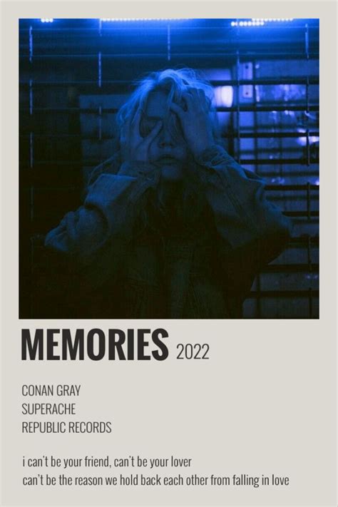 Memories Conan Gray Artofit