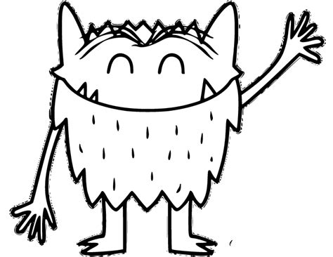 Desenhos de O Monstro das Cores Grátis Para Crianças para Colorir e