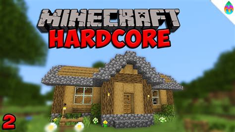 BEAUTIFUL STARTER HOUSE Ep 2 Minecraft Hardcore Survival Let S
