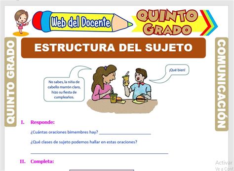 COMUNICACIÓN Quinto Grado de Primaria 30 Fichas GRATIS